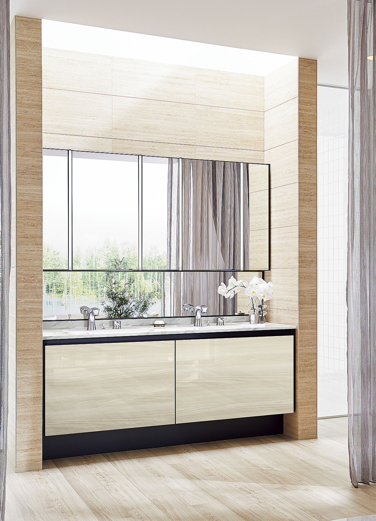 LIXIL ビジネス情報｜画像提供サービス｜ルミシス_ボウル一体タイプ_有効寸法(壁間寸法)1_690mm_PLAN_No.AN074